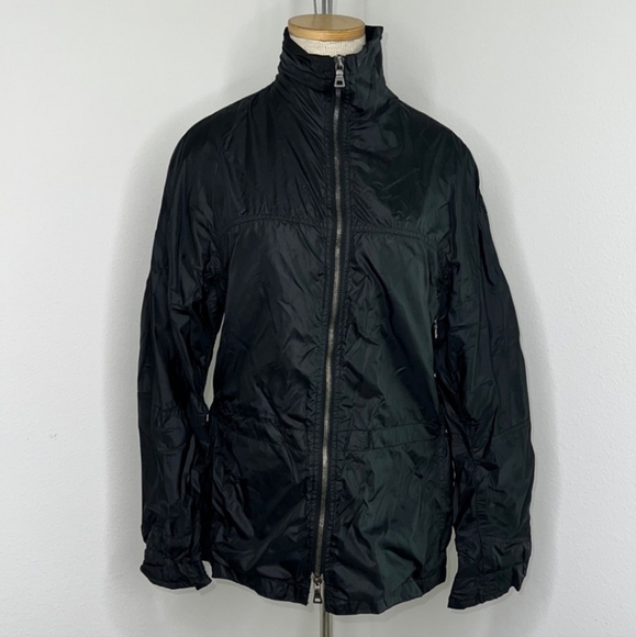 Prada | Jackets & Coats | Prada Funnel Neck Windbreakerutility Jacket ...